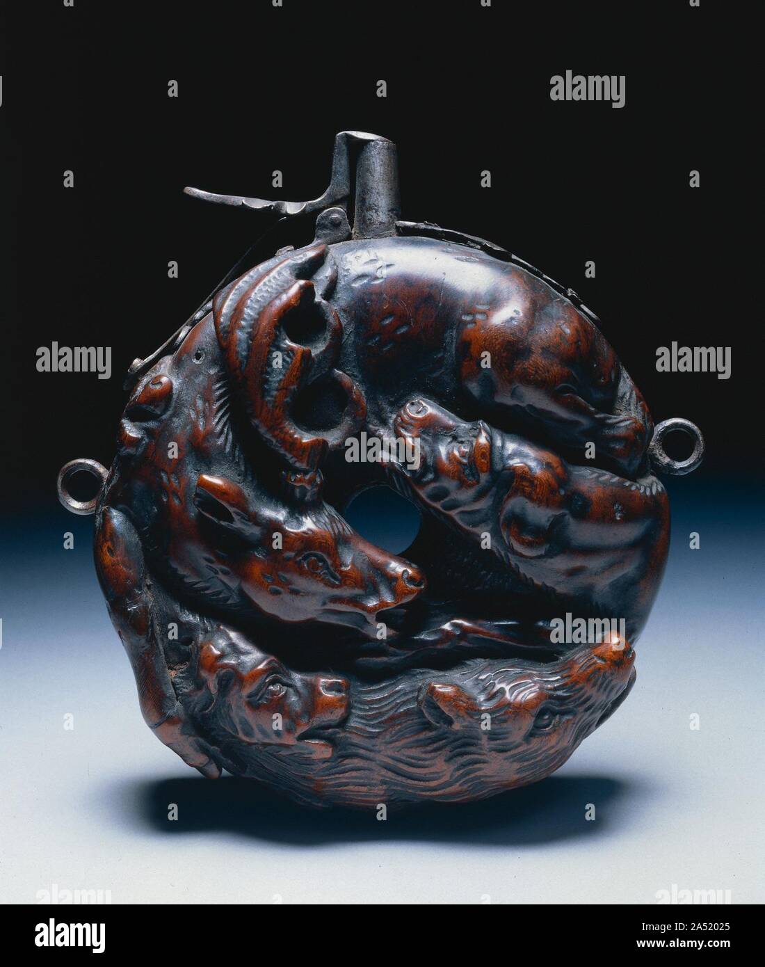 Powder Flask, c. 1680. Powder flasks are small, portable containers ...