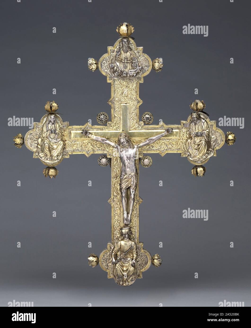 Processional Cross, c. 1440-1450. This remarkable object, meant to be ...