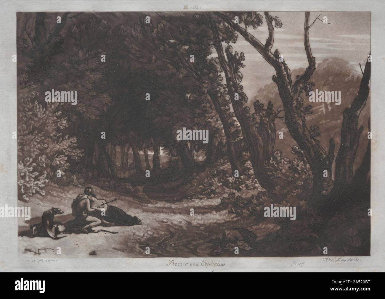 Procris and Cephalus Stock Photo - Alamy