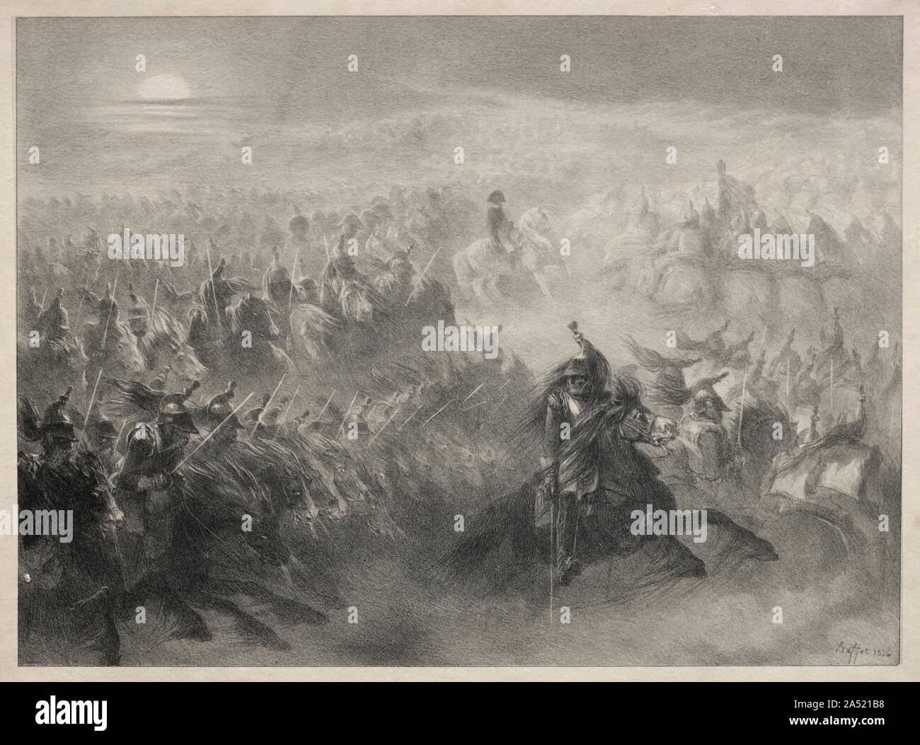 Review at Night, 1816 Stock Photo - Alamy