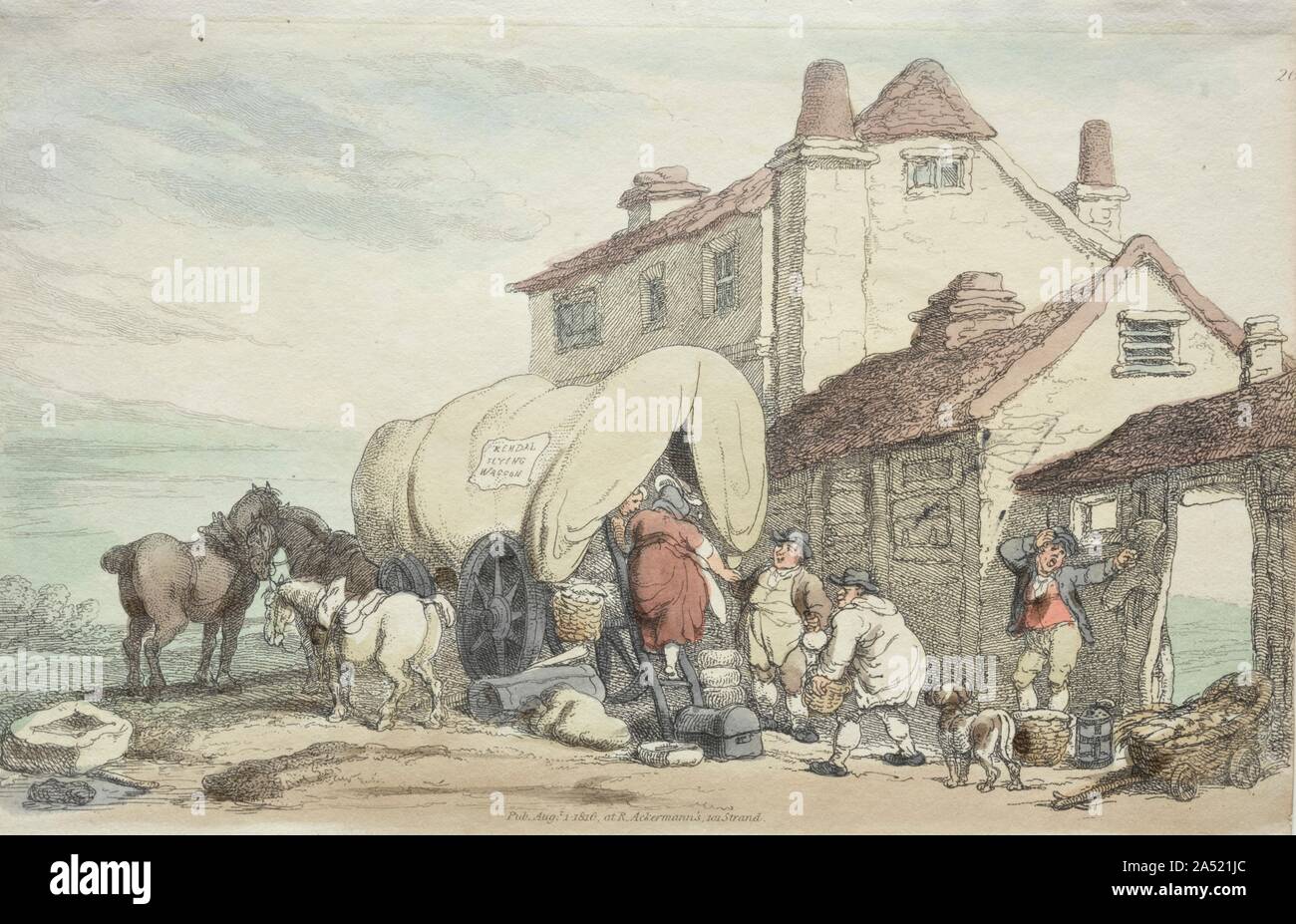 Flying wagon hi-res stock photography and images - Alamy