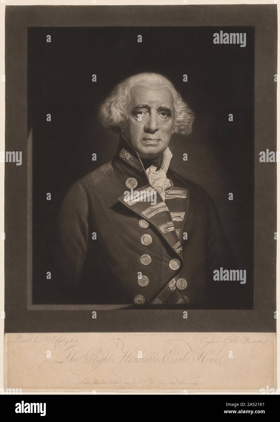 Richard howe 1st earl howe hi-res stock photography and images - Alamy