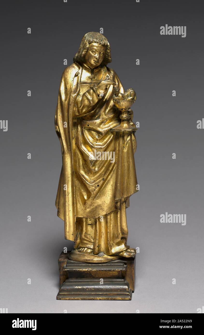 Saint John the Evangelist, 1450-1475. The saint holds the legendary ...