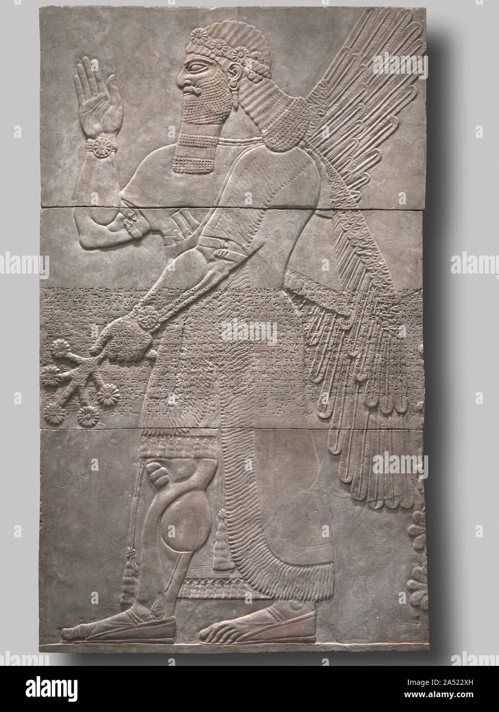 Saluting Protective Spirit, 883-859 BC. Assyrian kings ruled the world ...