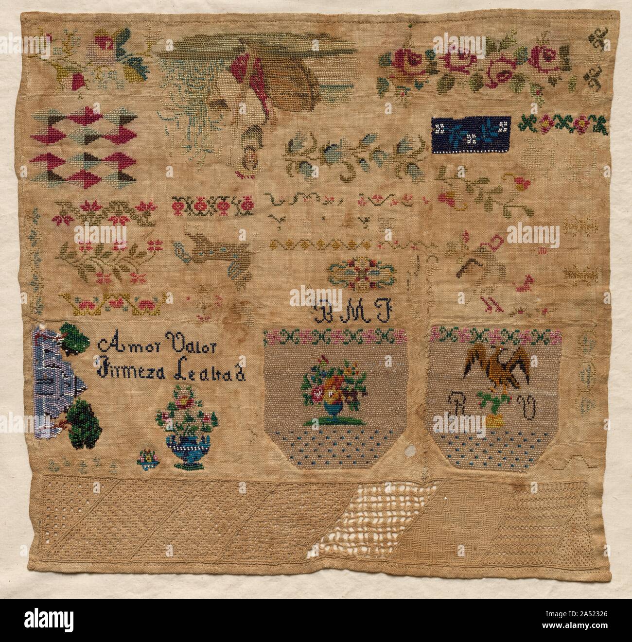 Sampler embroidery hi-res stock photography and images - Alamy