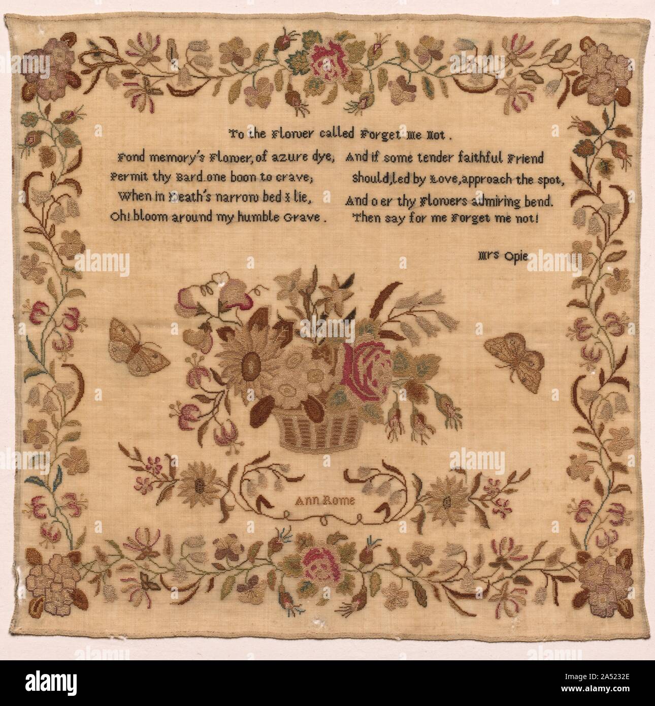 Sampler 1800s hi-res stock photography and images - Alamy