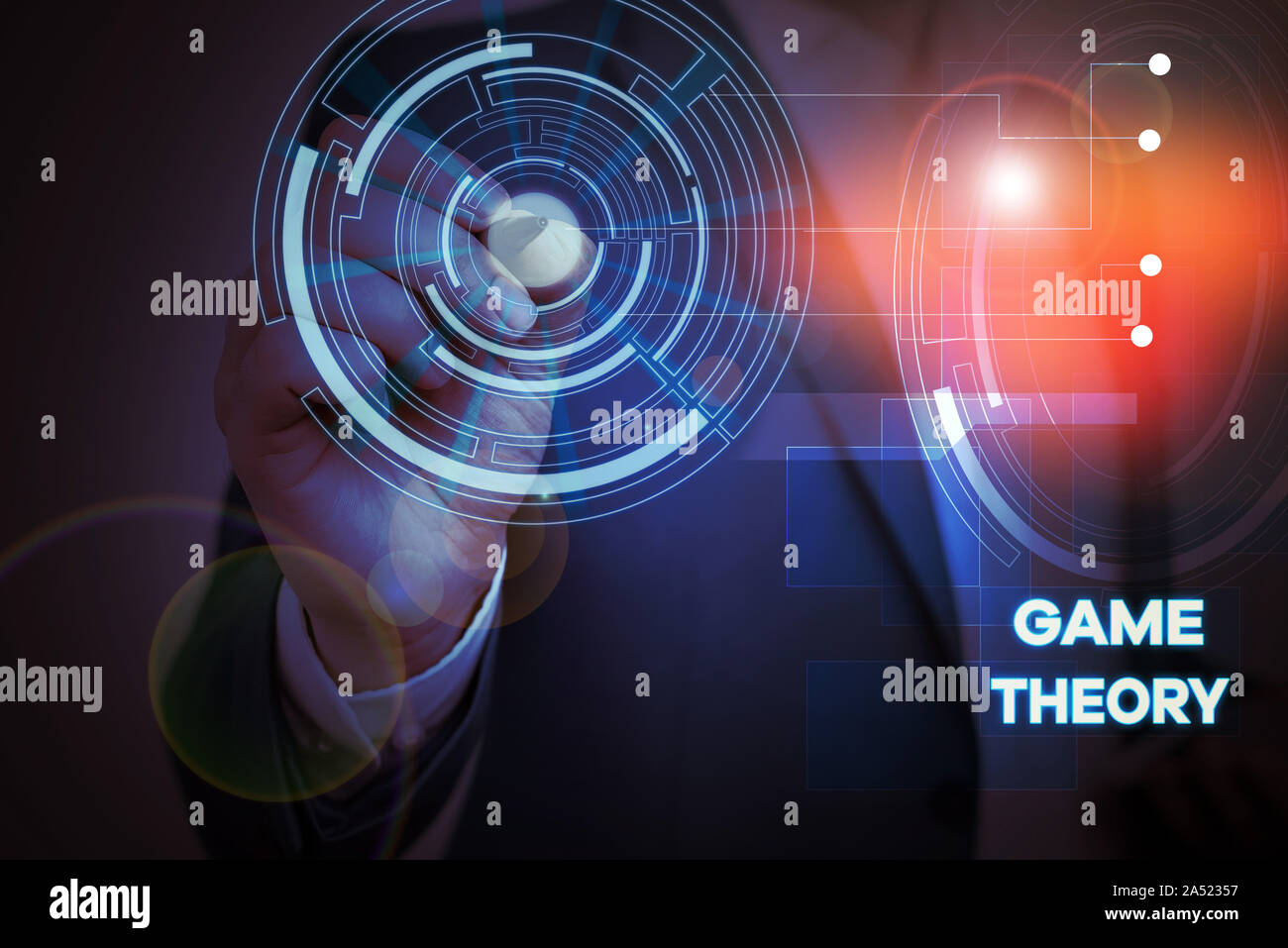 Conceptual hand writing showing Game Theory. Concept meaning branch of ...