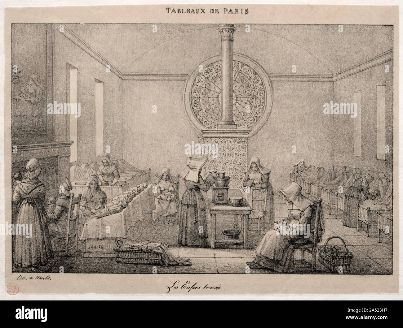 Scenes of Paris: The Foundling Hospital Stock Photo - Alamy