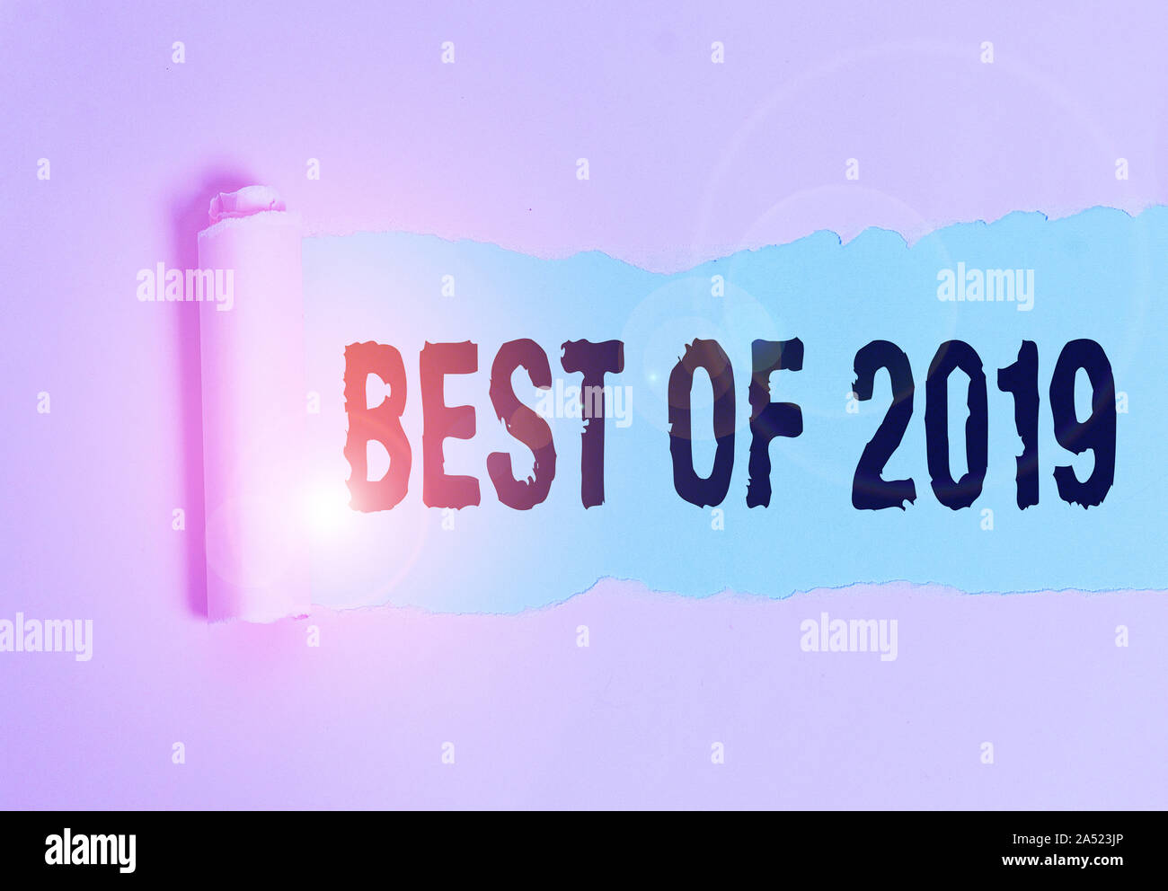 Conceptual hand writing showing Best Of 2019. Concept meaning great and ...