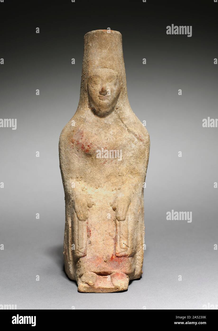 Seated Goddess, 500s BC Stock Photo - Alamy