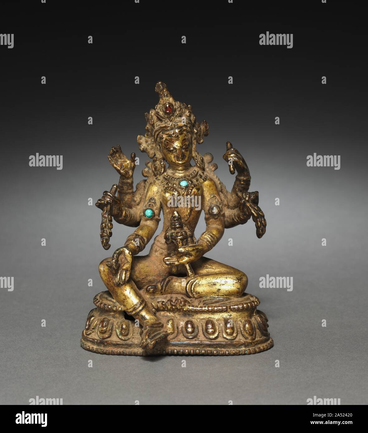Seated Vasudhara, c 1300s Stock Photo - Alamy