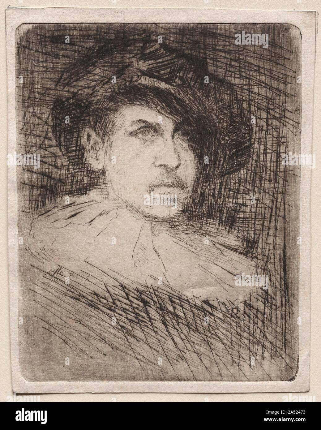 Self-Portrait in Costume, 1880 Stock Photo - Alamy