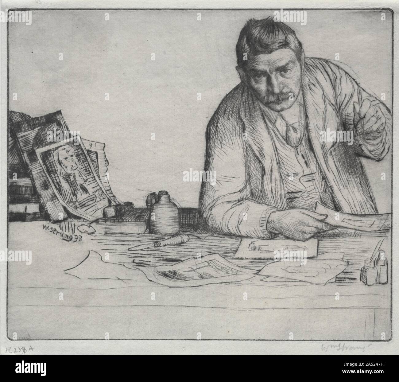 William strang self portrait hi-res stock photography and images - Alamy