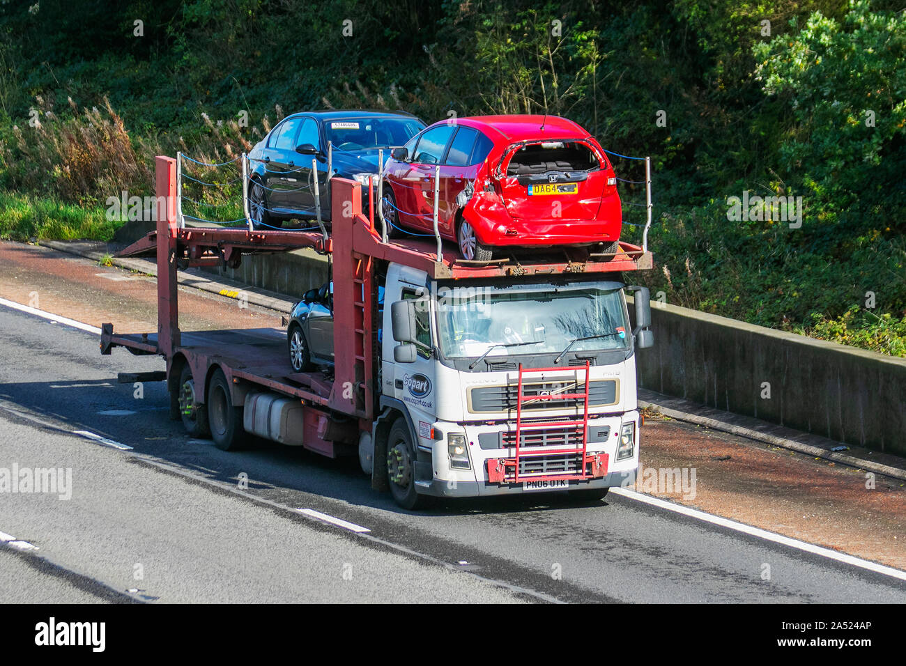 Gopart damaged vehicle collection services; Motorway heavy bulk Haulage ...