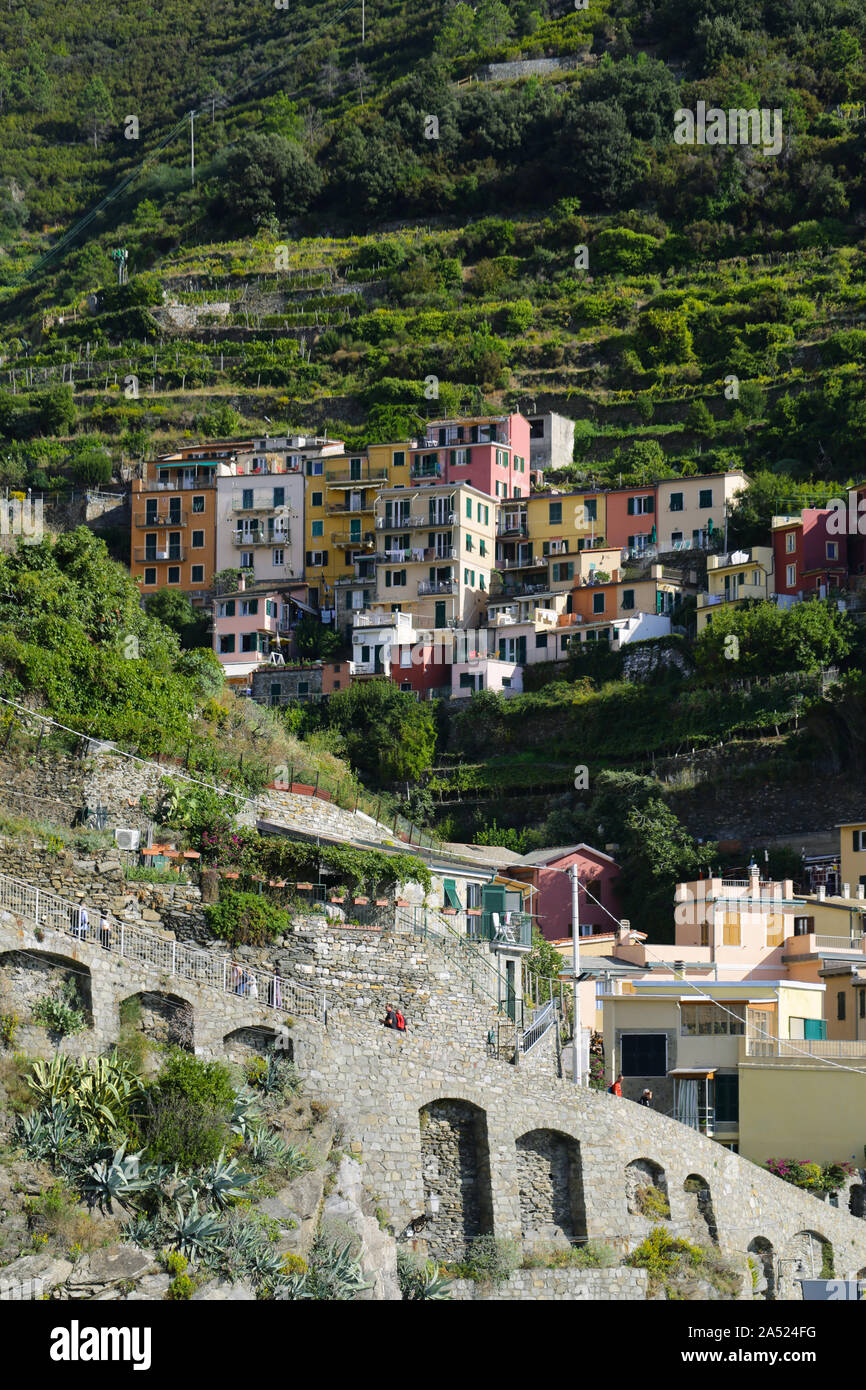 Italian landscapes, architecture and gardens beautiful views Stock ...