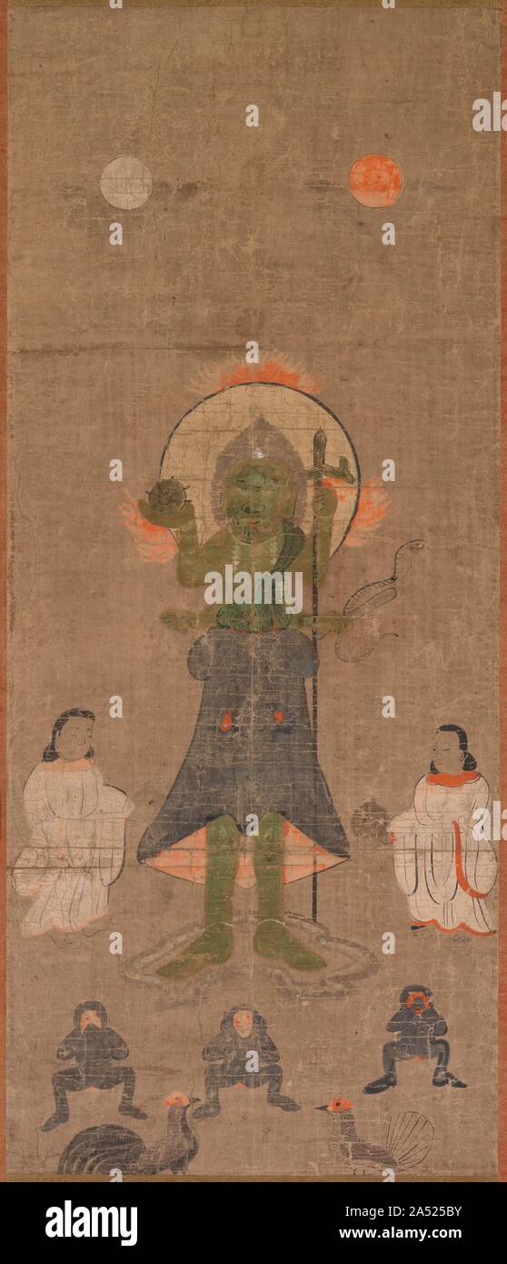 Shomen Kongo: The Blue-Faced Kongo, 17th century Stock Photo - Alamy