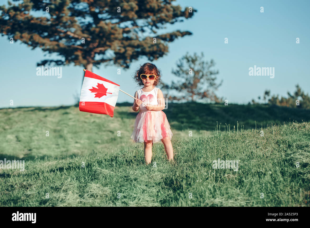 Child Canadian Flag High Resolution Stock Photography and Images - Alamy