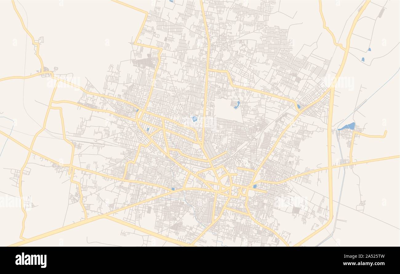 Printable street map of Guntur, State Andhra Pradesh, India. Map ...