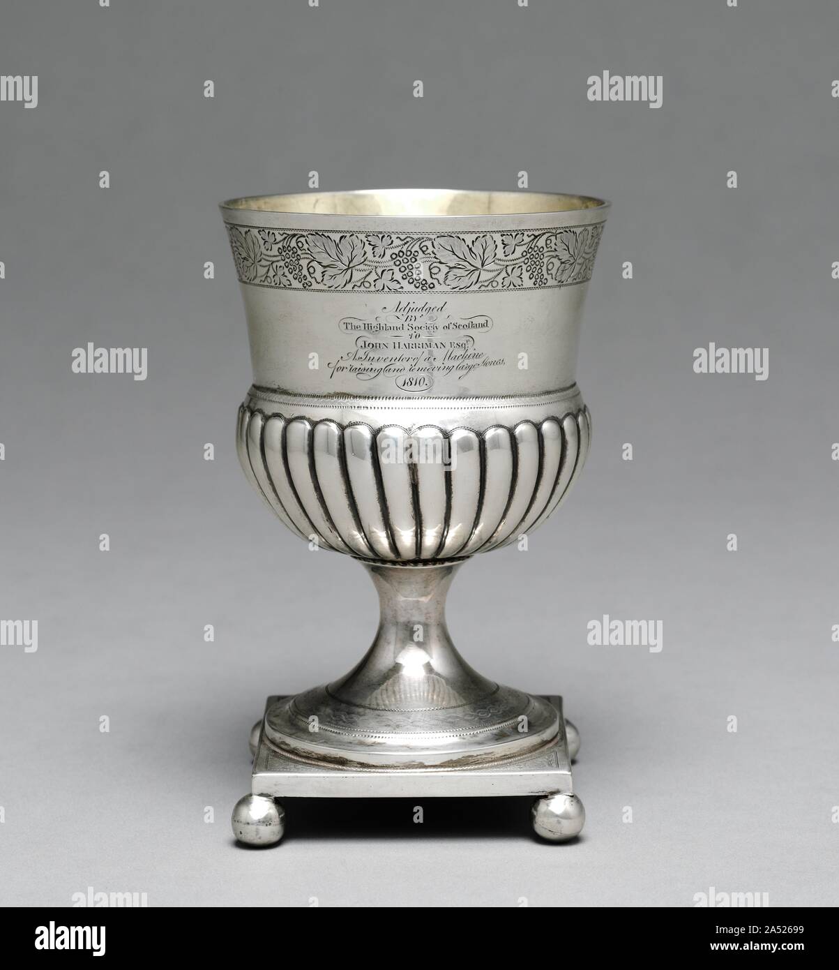 Museum cup silver hi-res stock photography and images - Alamy