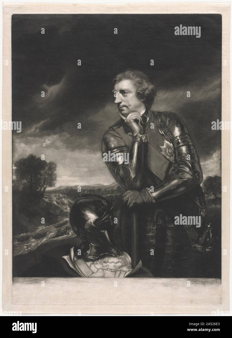 Sir Jeffrey Amherst, 1766 Stock Photo - Alamy