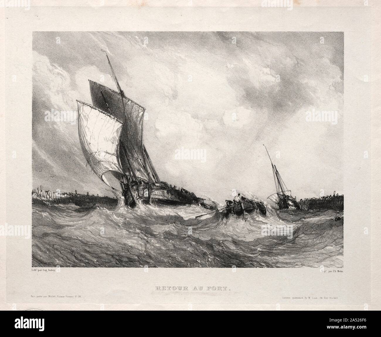 Six Marines: Retour au port, 1833 Stock Photo - Alamy