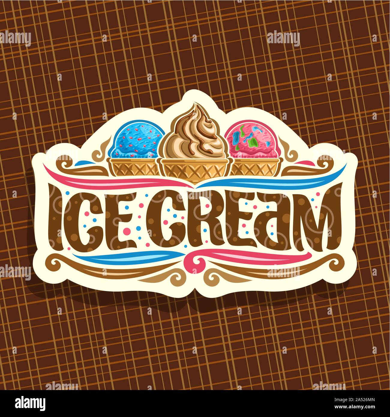 Ice Cream Signage High Resolution Stock Photography and Images - Alamy