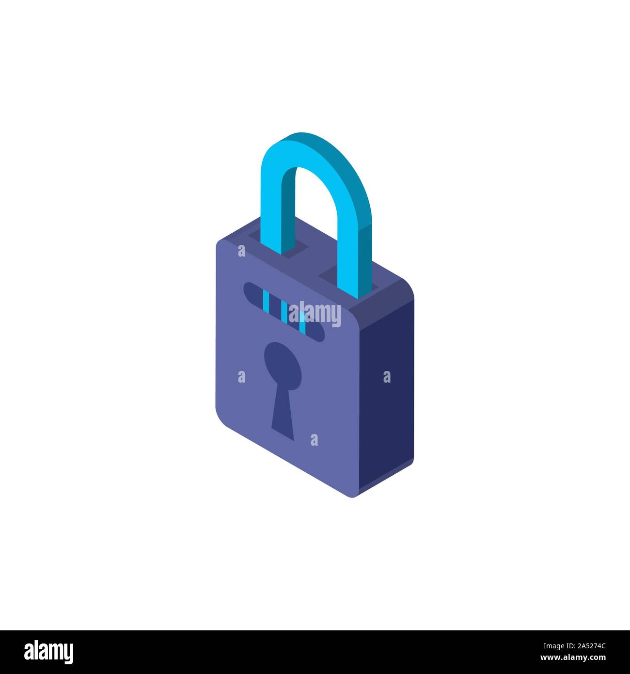 padlock icon design, Digital technology communication social media ...