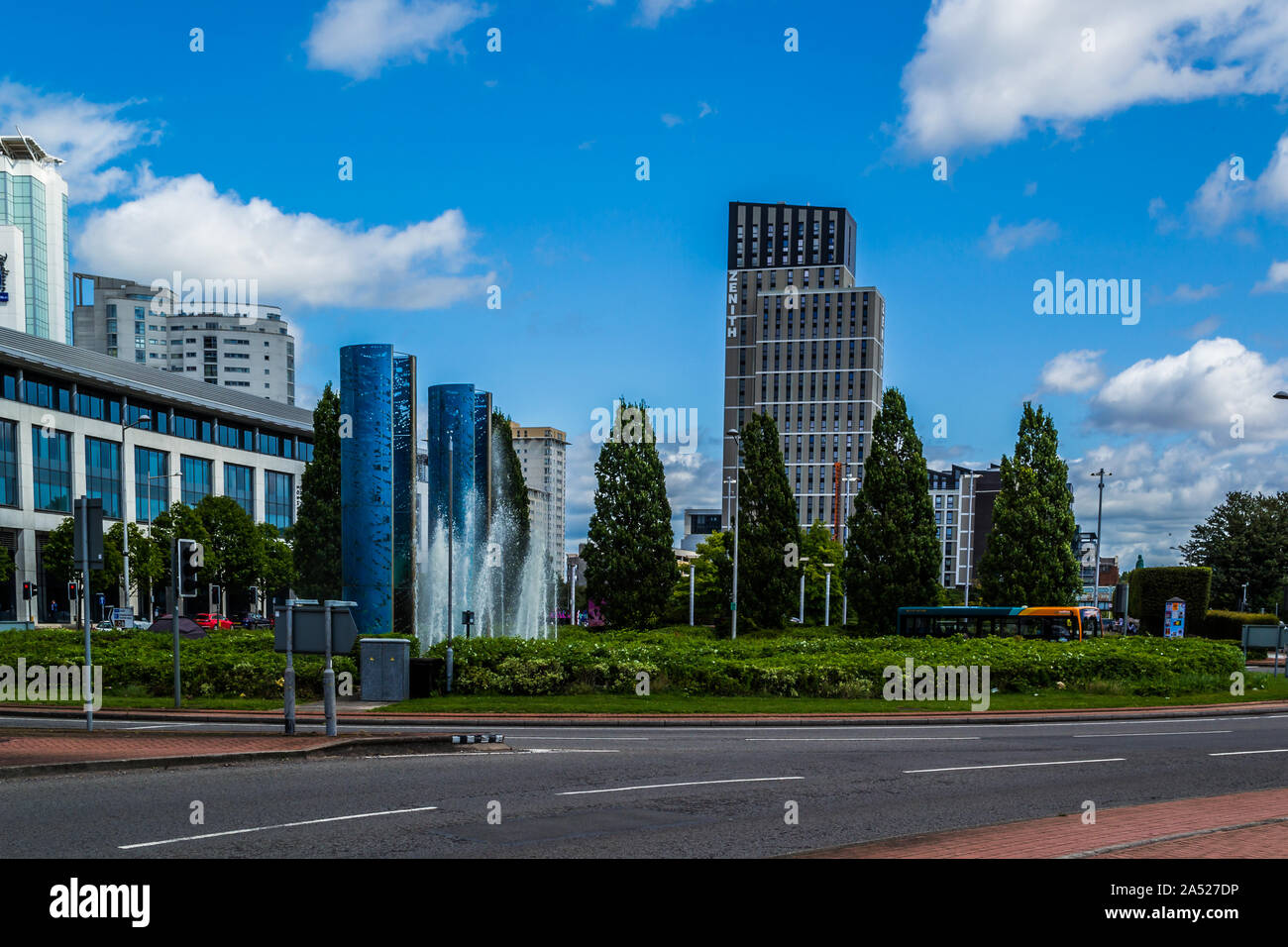 Streets and architecture of the city of Cardiff, Wales Stock Photo - Alamy