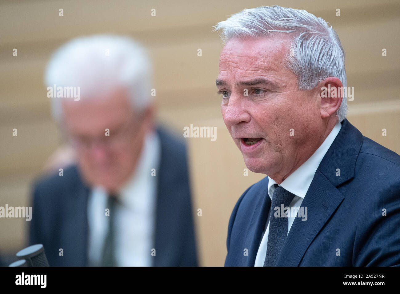 Stuttgart, Germany. 16th Oct, 2019. Thomas Strobl (CDU), Minister of ...