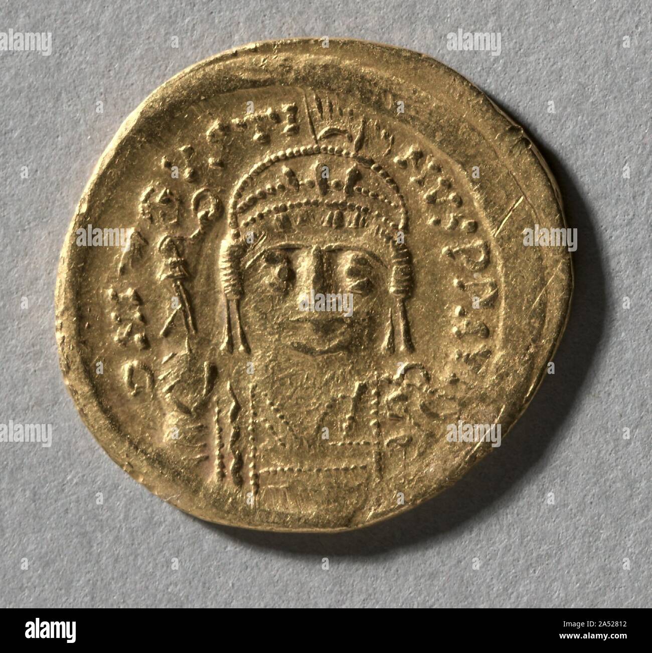 Solidus of Justin II , 565-578 Stock Photo - Alamy