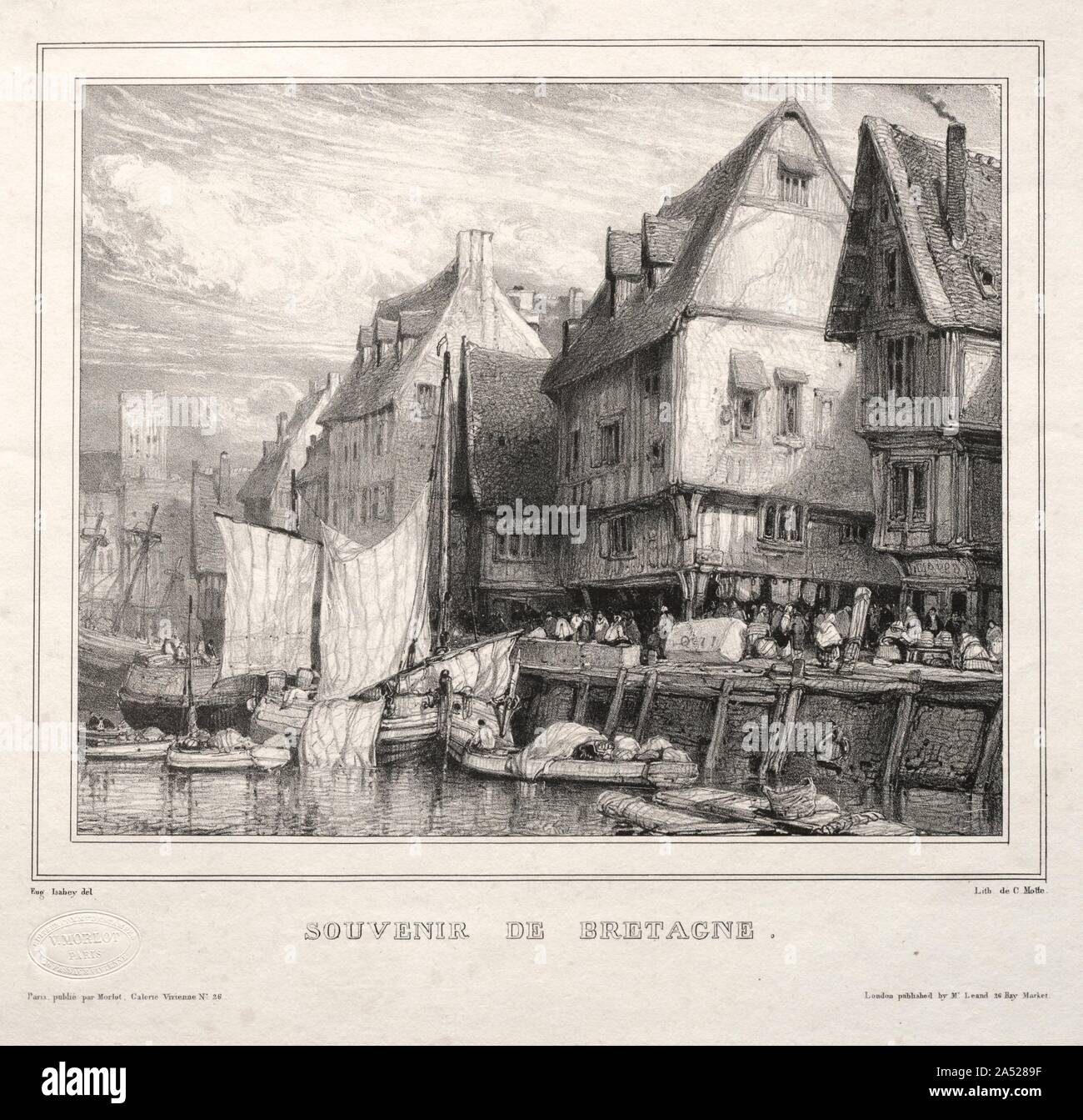 Souvenirs: Souvenir of Brittany, 1832 Stock Photo - Alamy