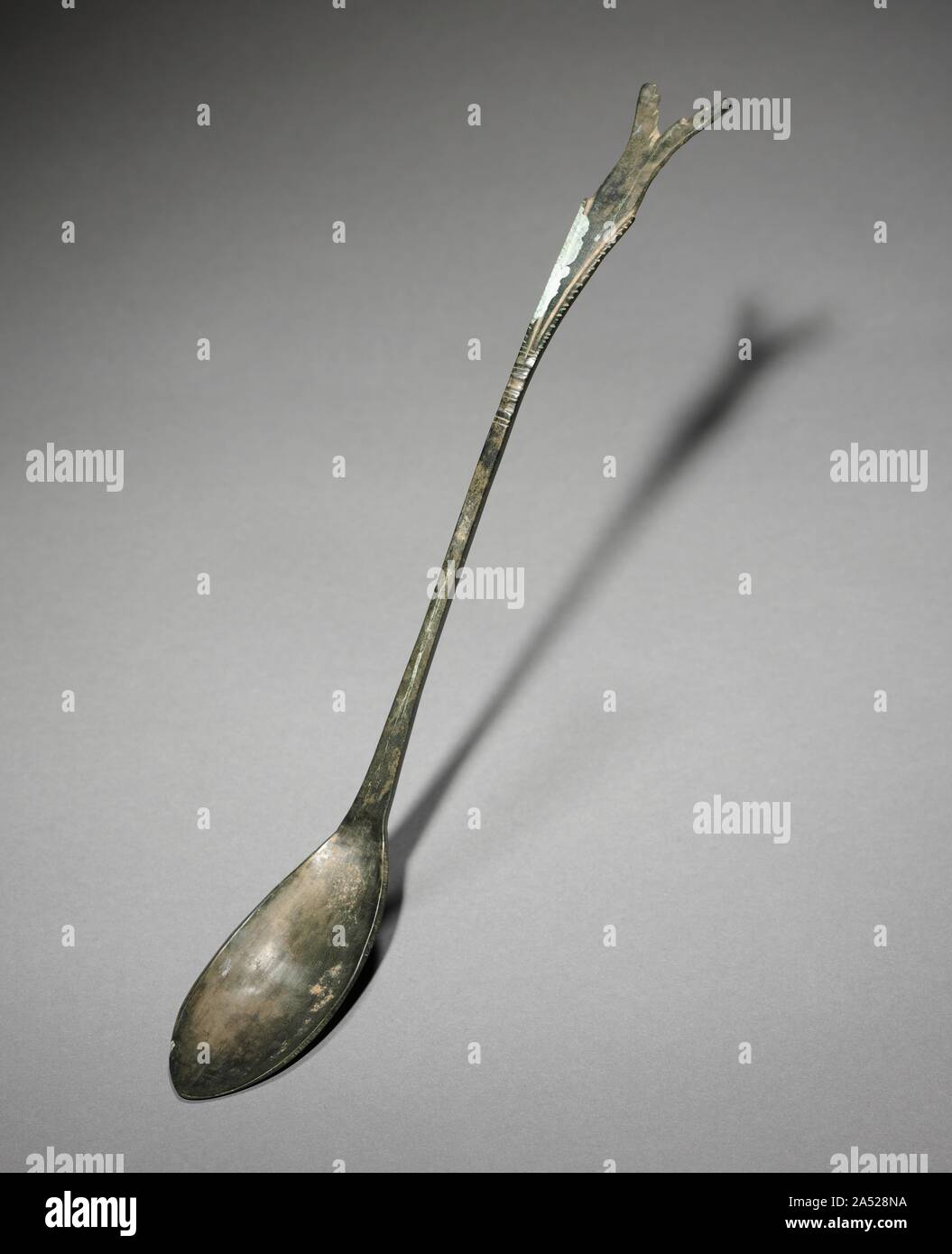 Spoon with Fish-Tail Design, 918-1392 Stock Photo - Alamy