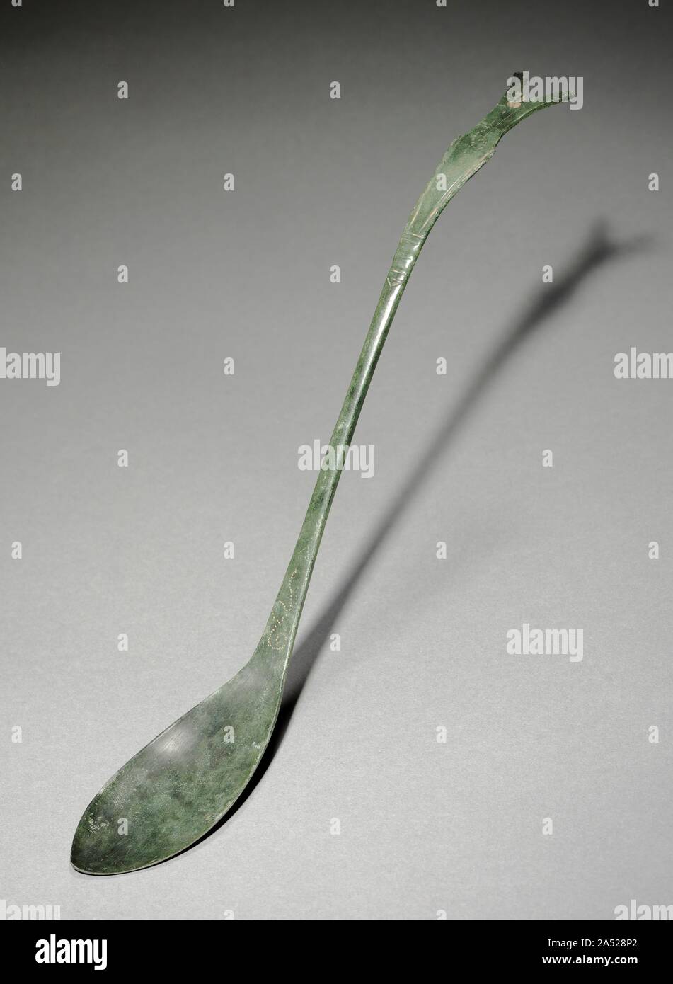 Spoon with Fish-Tail Design, 918-1392 Stock Photo - Alamy