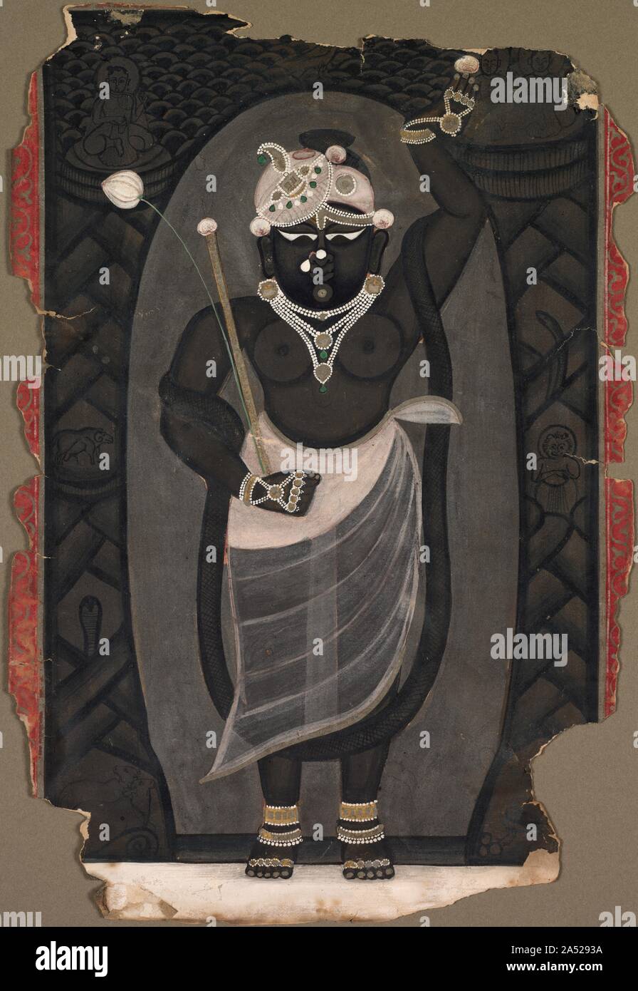 Sri Nathaji, mid 1800s Stock Photo - Alamy