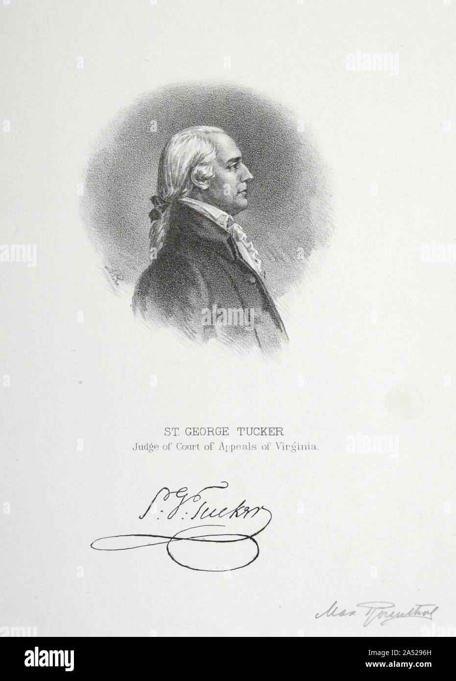 St george tucker american hi-res stock photography and images - Alamy