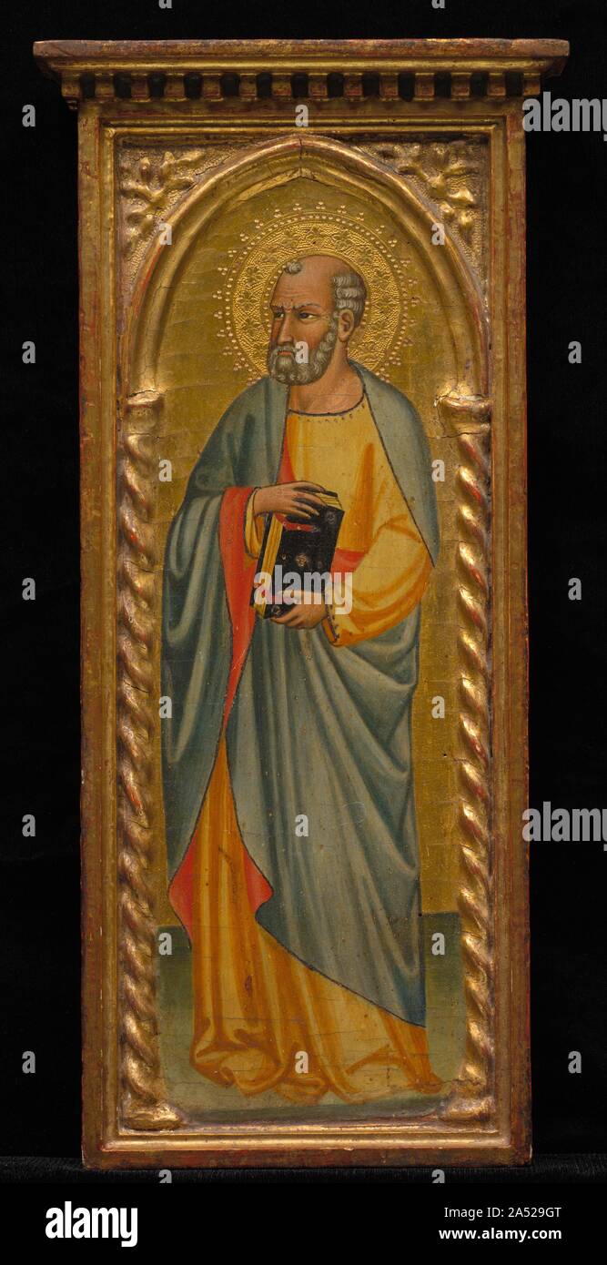 Standing Saint and Saint in Red Cloak (pair), late 19th - early 20th ...