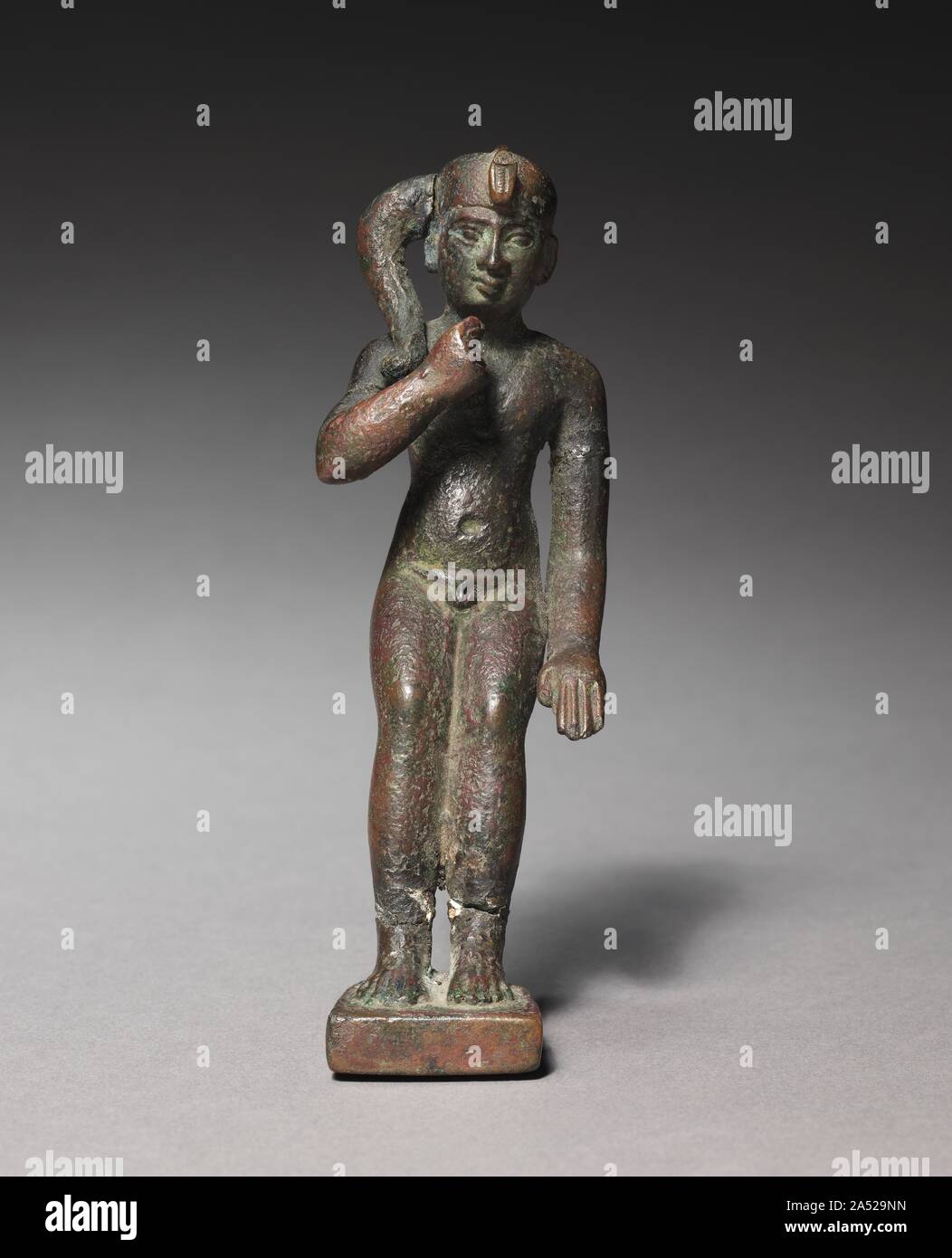 Statuette of Harpocrates, 305-30 BC Stock Photo - Alamy