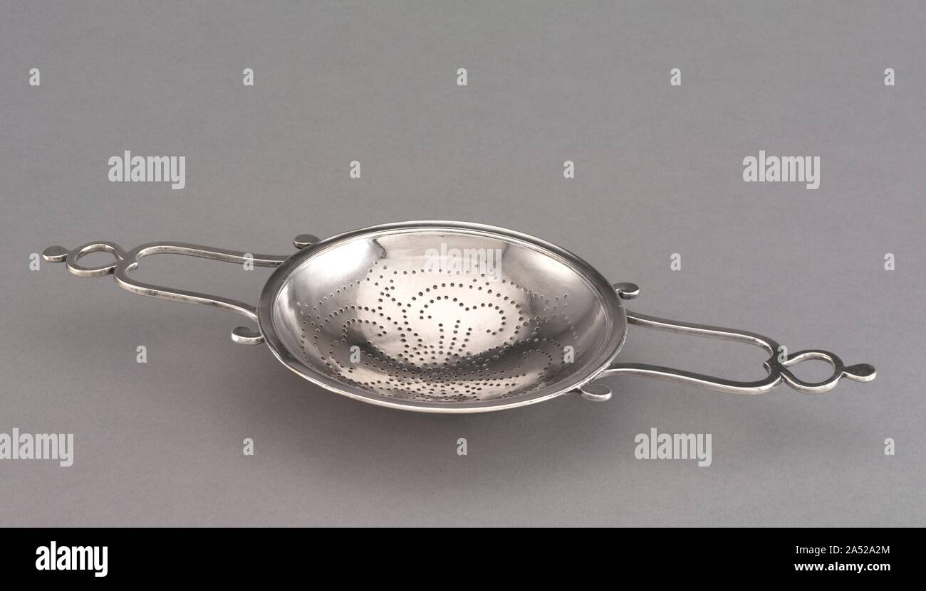 Strainer, c. 1760. A strainer was used to remove lemon seeds, cloves ...