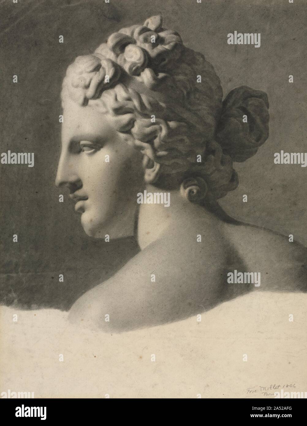 Study of a Plaster Cast (a la bosse), 1806 Stock Photo - Alamy
