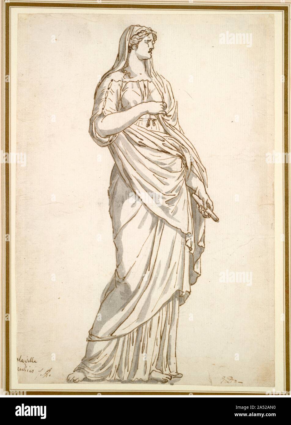 Drawing after ancient statue hi-res stock photography and images - Alamy