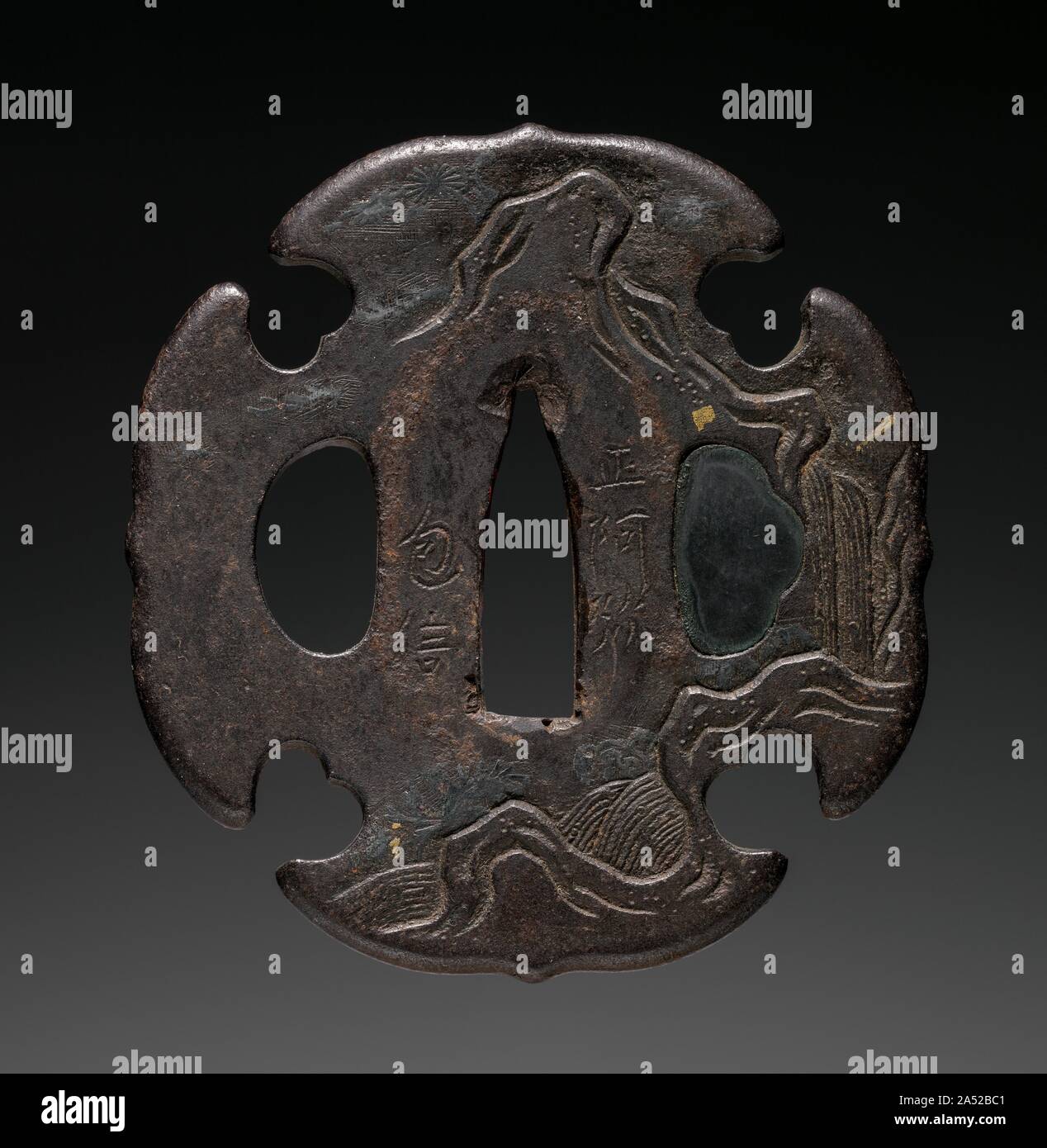 Sword Guard, early 19th century Stock Photo - Alamy