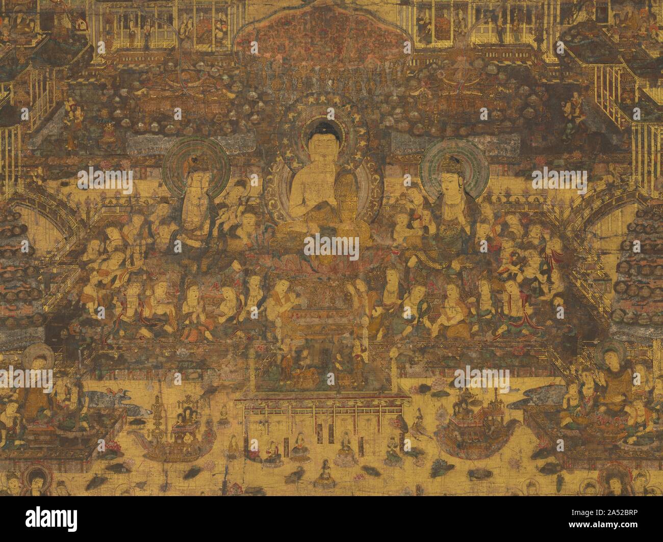 Taima Mandala, 1300-1333 Stock Photo - Alamy
