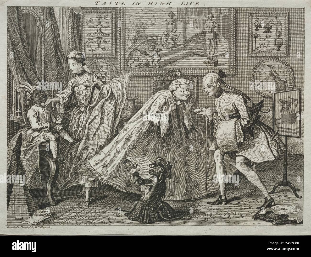 Taste in the high life william hogarth hi-res stock photography and ...