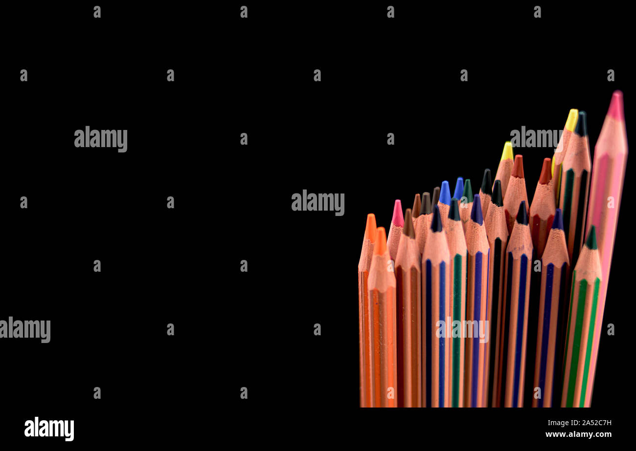 multitude of colors appear from the bottom right of the image on a ...