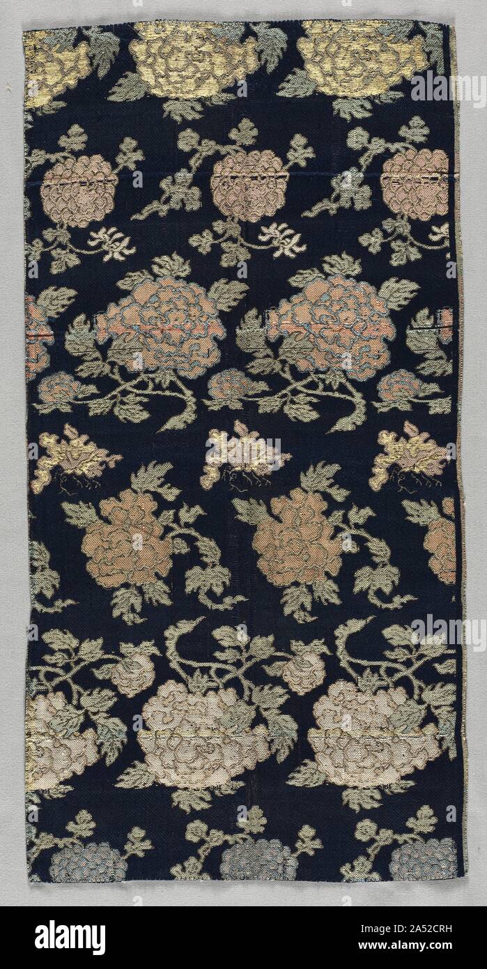Textile Fragment, 1800s Stock Photo - Alamy