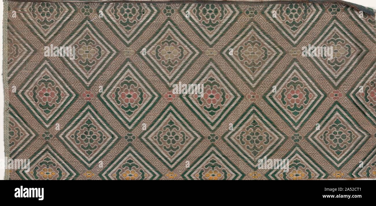 Textile Fragment, 1800s Stock Photo - Alamy