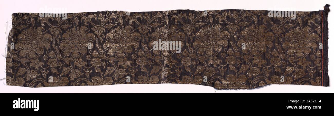 Textile Fragment, 1800s Stock Photo - Alamy