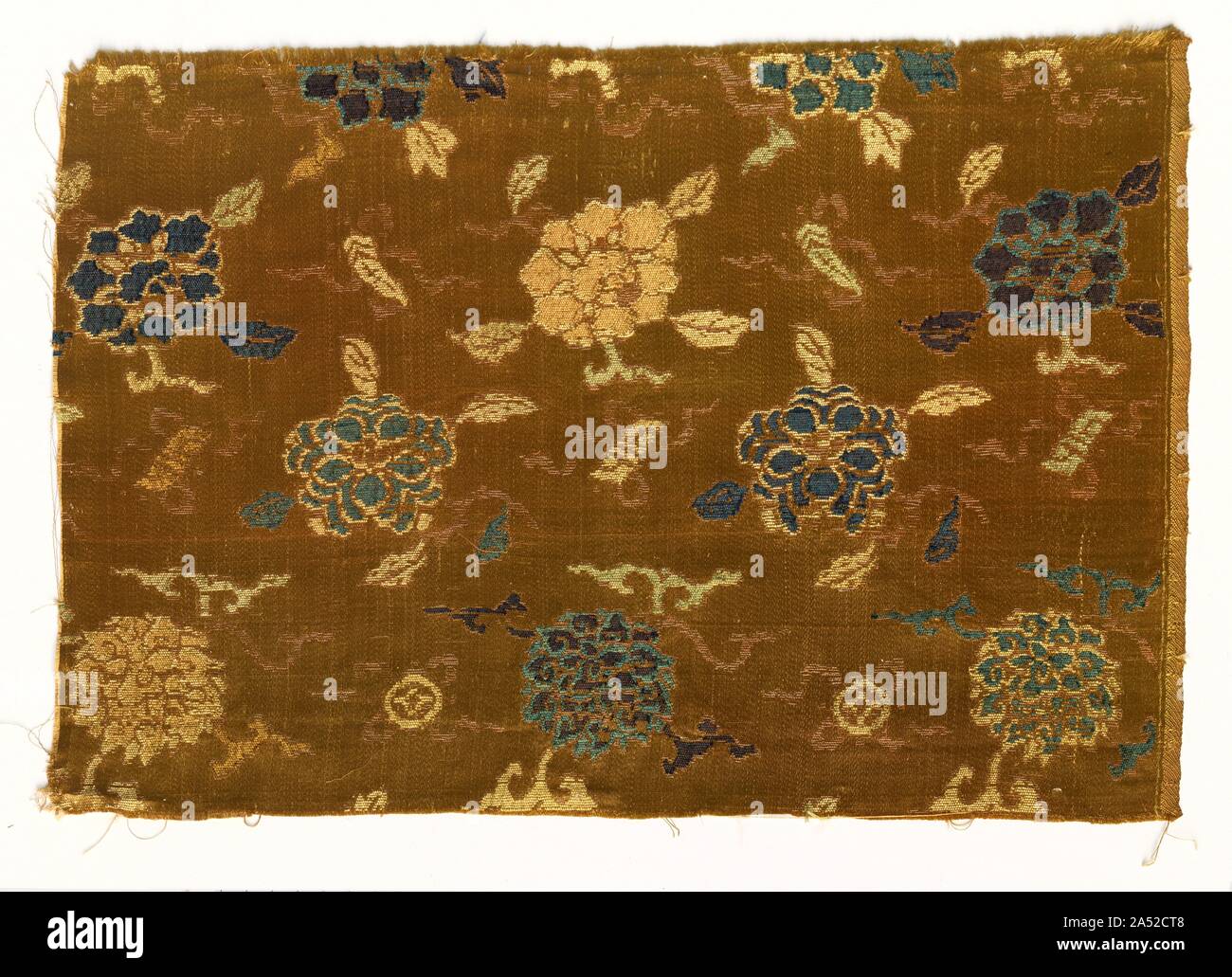 Textile Fragment, 1800s Stock Photo - Alamy