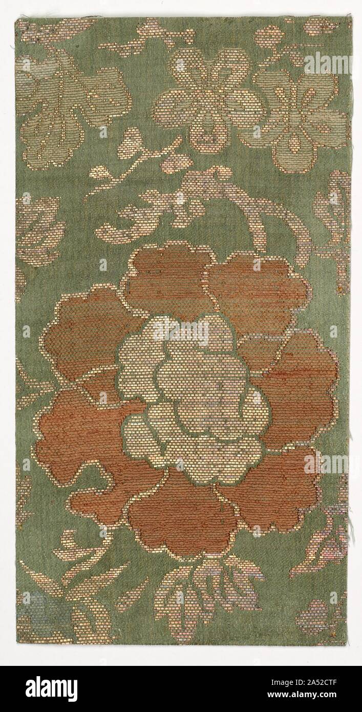 Textile Fragment, 1800s Stock Photo - Alamy