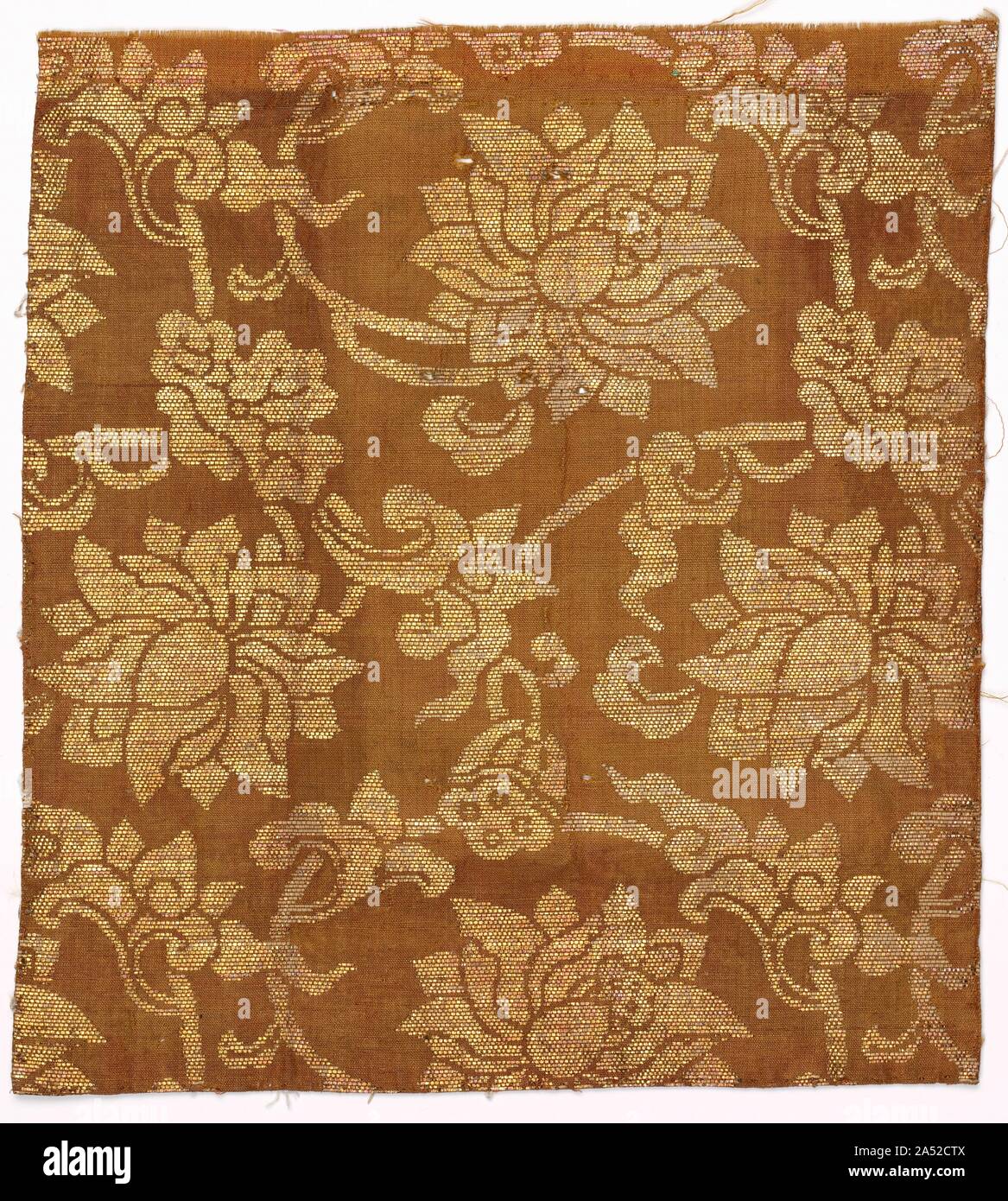Textile Fragment, 1800s Stock Photo - Alamy